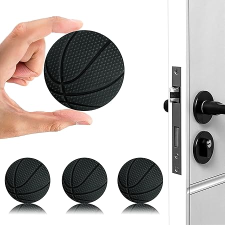 Amazon.com: HJ Garden 6PCS Black Wall Protectors Door Handle Bumpers ...