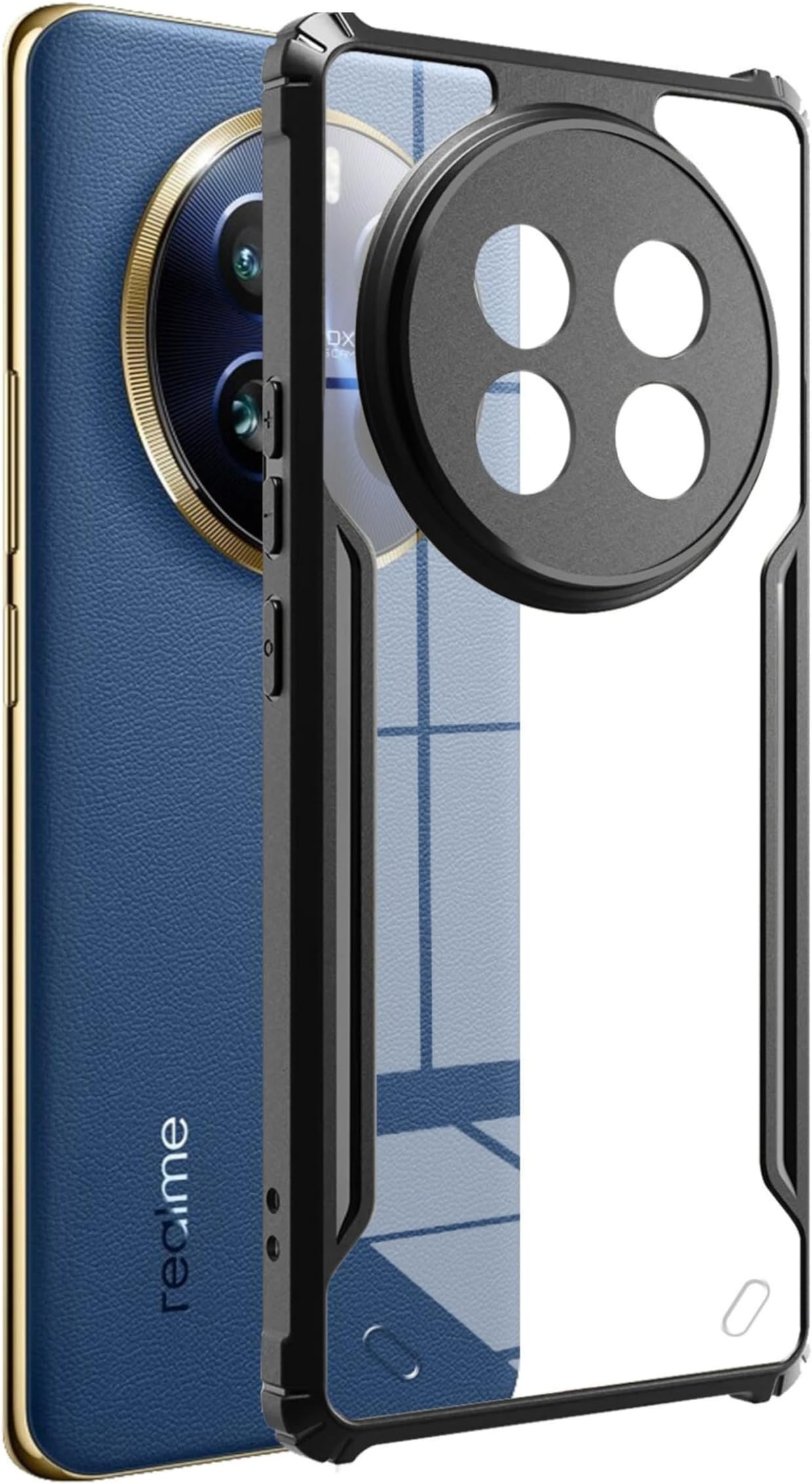 Spazy Case® Realme 12x 5G Back Cover | Transparent Crystal Clear Hard ...