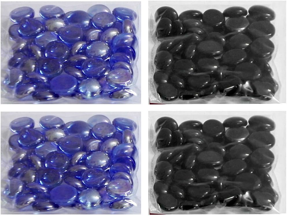 Amazon.com: DollsofIndia Four Packets of Colorful Glass Pebbles for ...