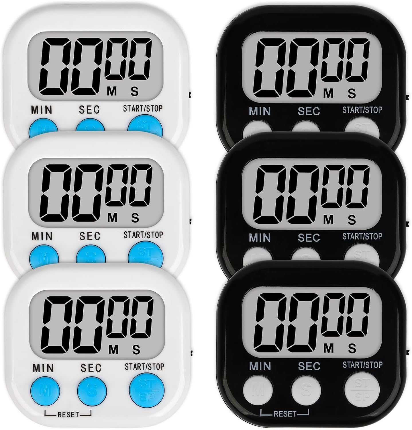 Amazon.com: Lasubst Digital Kitchen Timer for Cooking with Magnetic ...