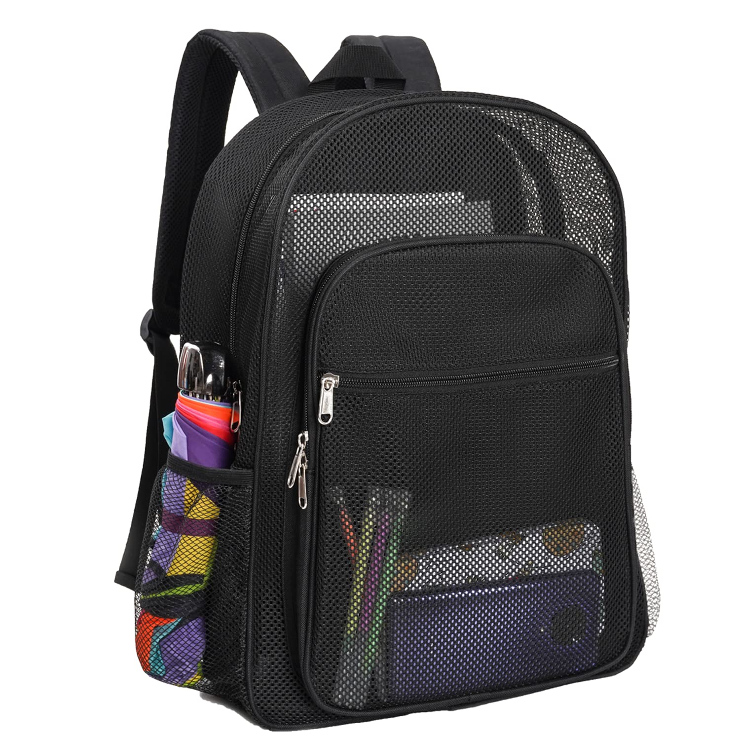 Amazon.com | Tyckgin Heavy Duty Mesh Backpack, Lightweight See Through ...