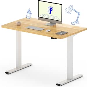 FLEXISPOT E1 Electric Standing Desk Whole Piece 40 x 24 Inch Desktop ...