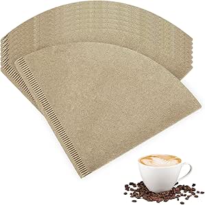 Amazon.com: Cone Coffee Filter # 2 – Pack of 100 Natural Brown, Organic ...