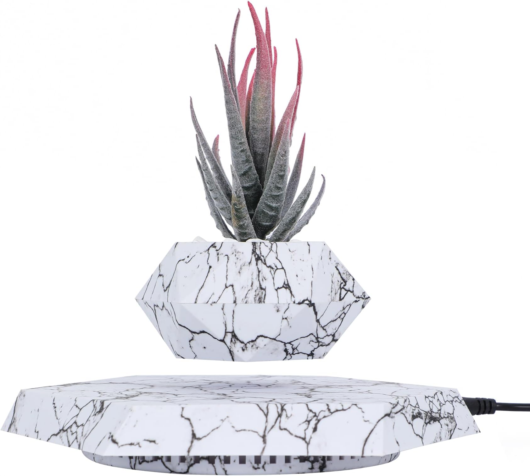 Amazon.com: LEVINA Floating Plant Pot - Authentic Levitating Plant Pot ...