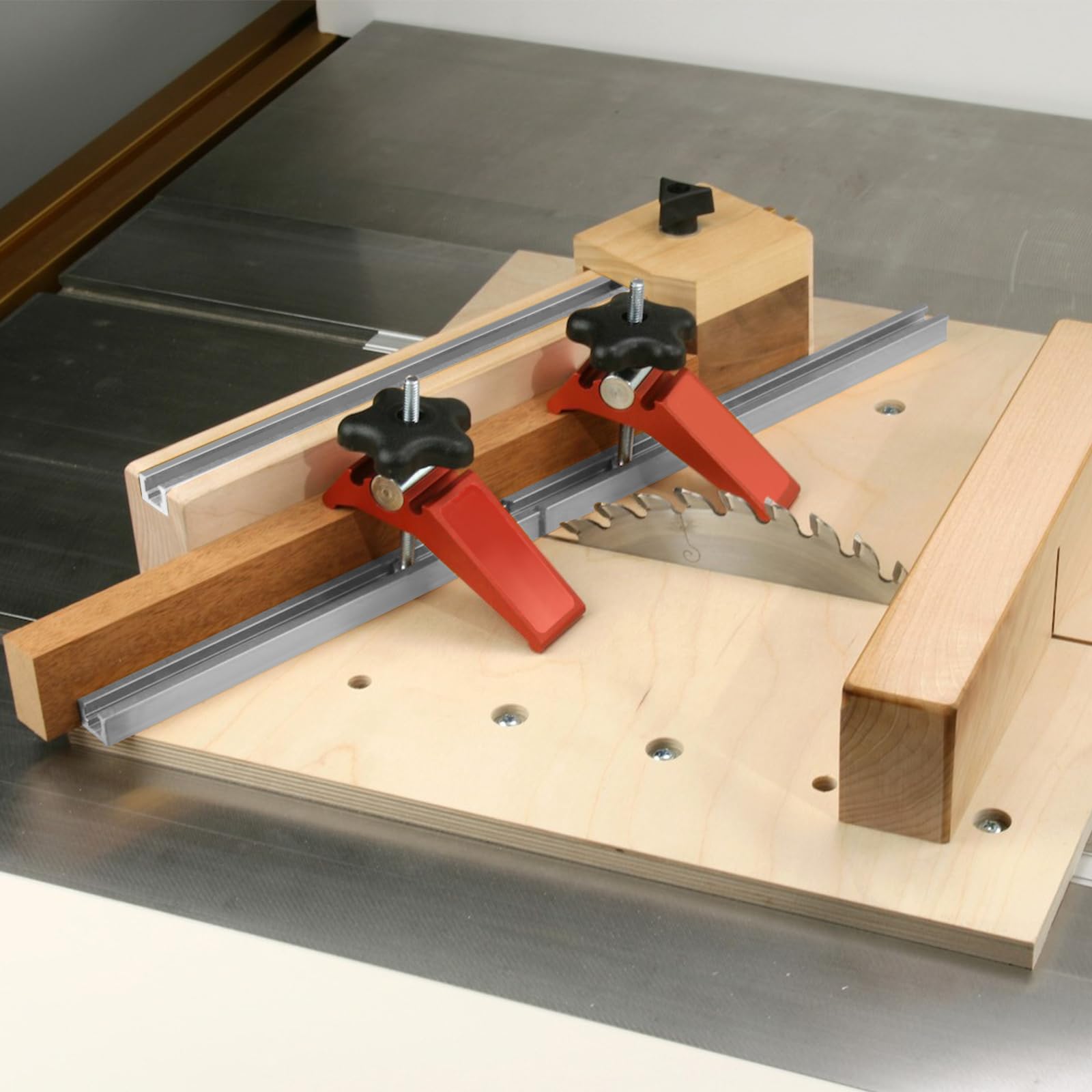 Snapklik.com : Sanbege 12" T-Track Rails Pack Of 2, Aluminum T-Channel ...