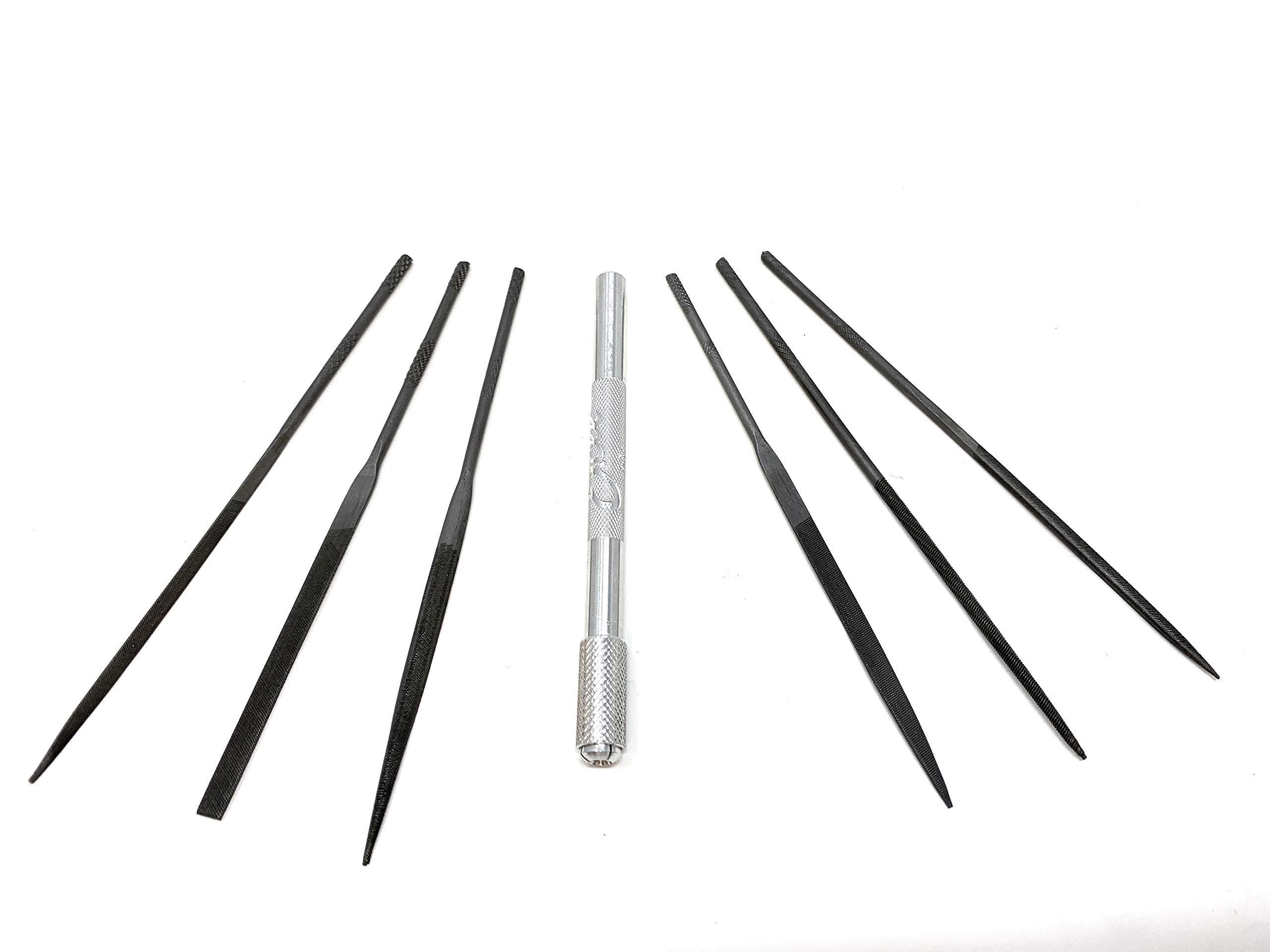 Buy Excel Blades Hardened Alloy Strength Steel - Mini Needle File Set ...