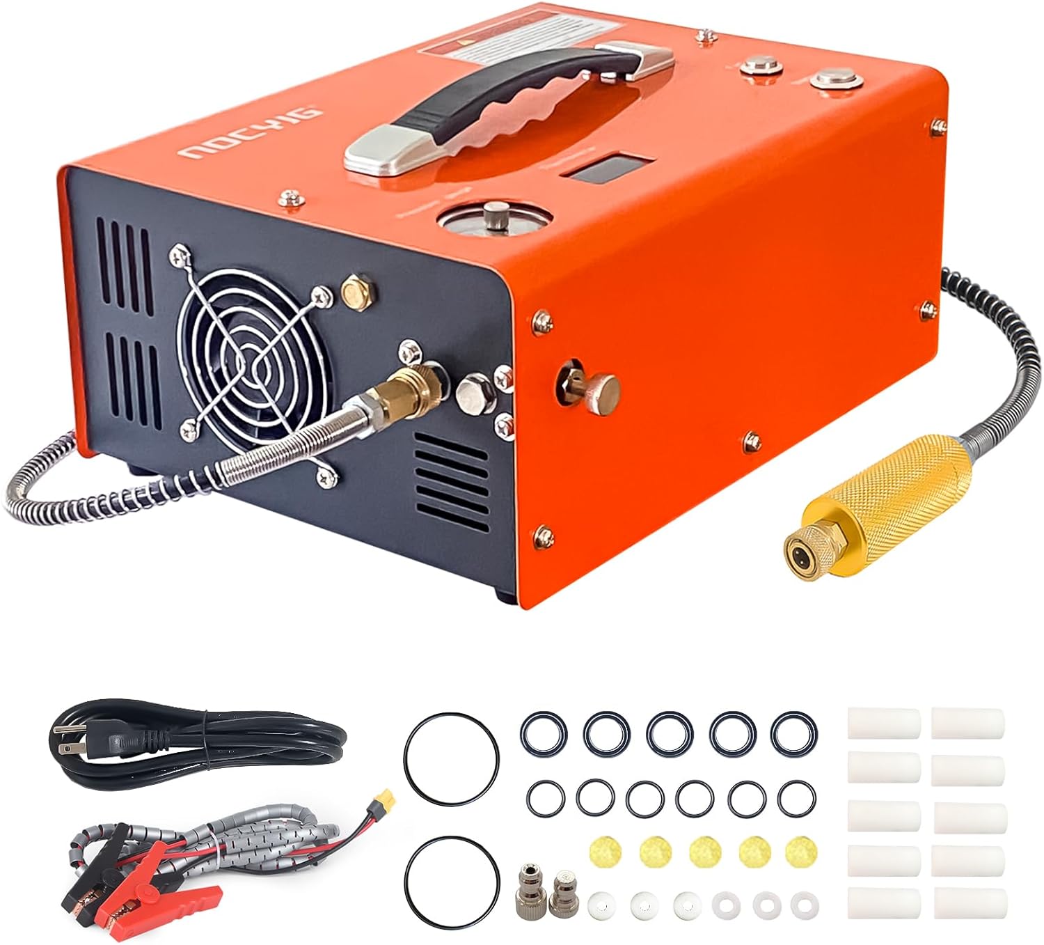 Amazon.com: NDCYJG 4500Psi Pcp Air Compressor,Built-in Converter/Water ...