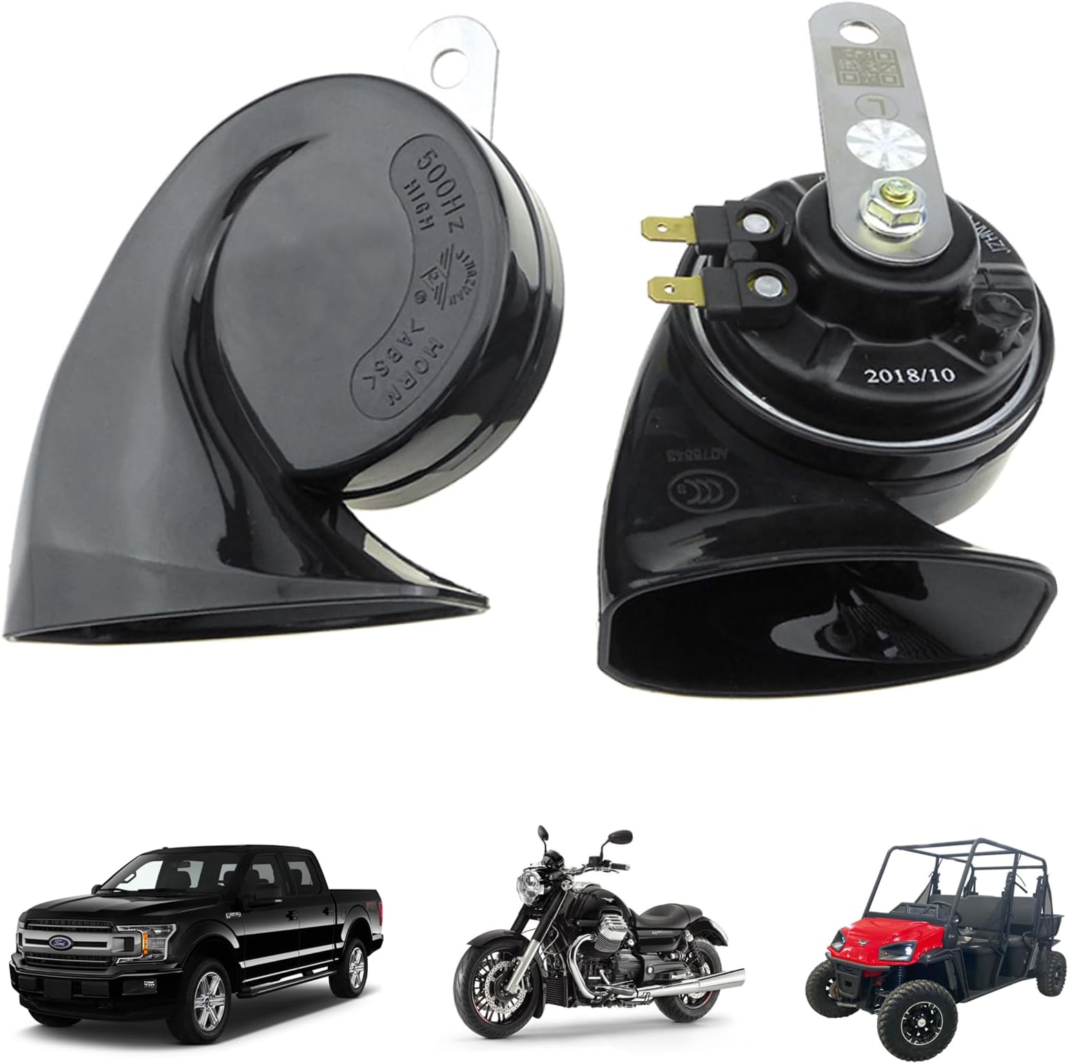 Amazon.com: Horns 12V for Car Truck Motorcycle, Loud Auto Horn ...