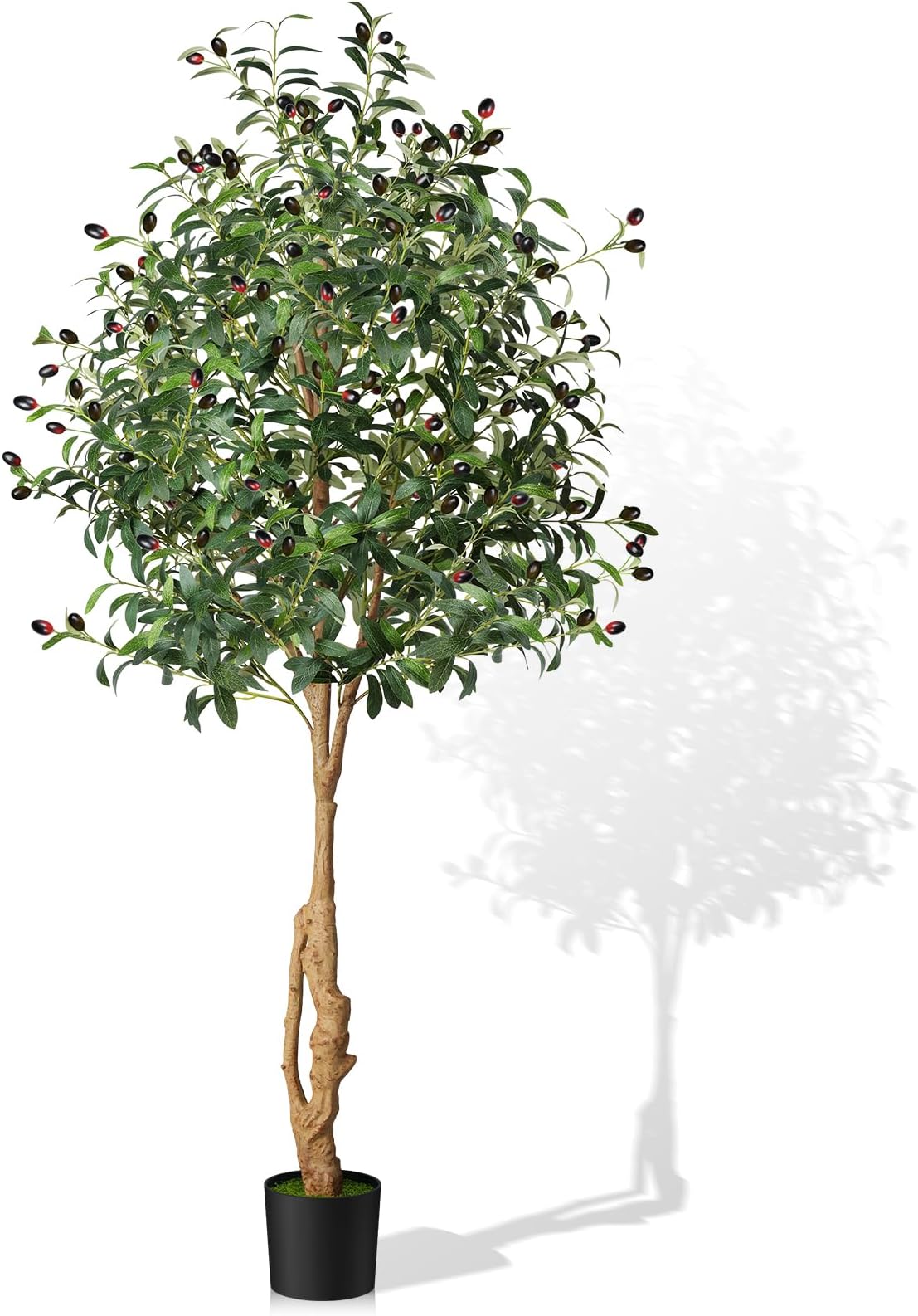 Amazon.com: Olive Trees Artificial Indoor - 7ft (2400 Leaves ...