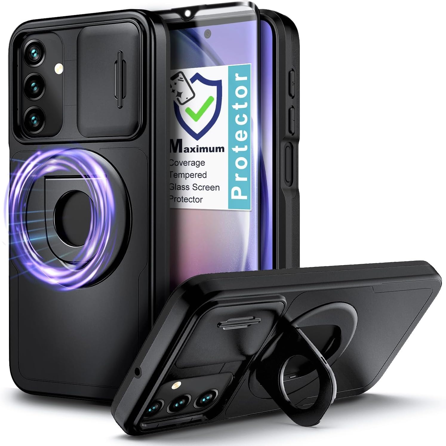 Amazon.com: WDHD Designed for Samsung Galaxy A54 5G Magnetic Case ...