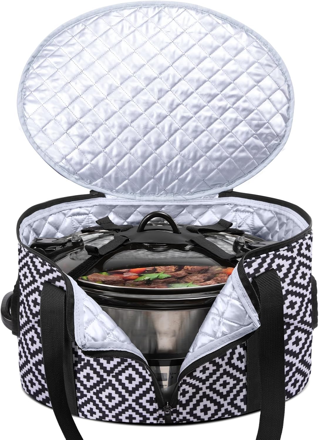 Amazon.com: BAGSPRITE Slow Cooker Carrying Case Compatible with 6-8 ...