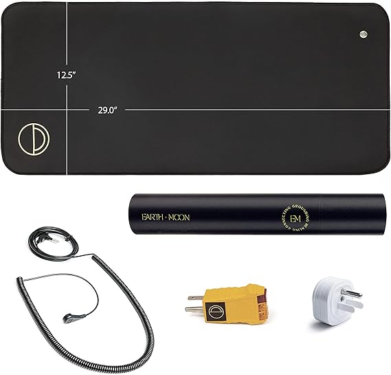 Amazon.com: Earth and Moon Grounding Mat for Desk, Reduce Fatigue ...