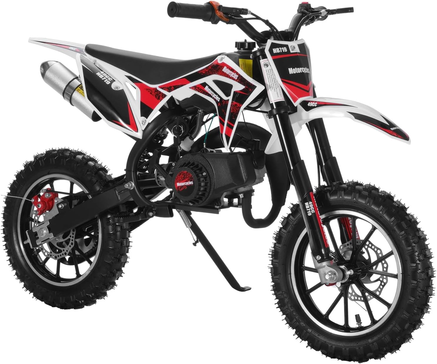 Amazon.com: 50cc 2-Stroke Gas Dirt Bike for Kids 8-14, Mini Pit Bike ...