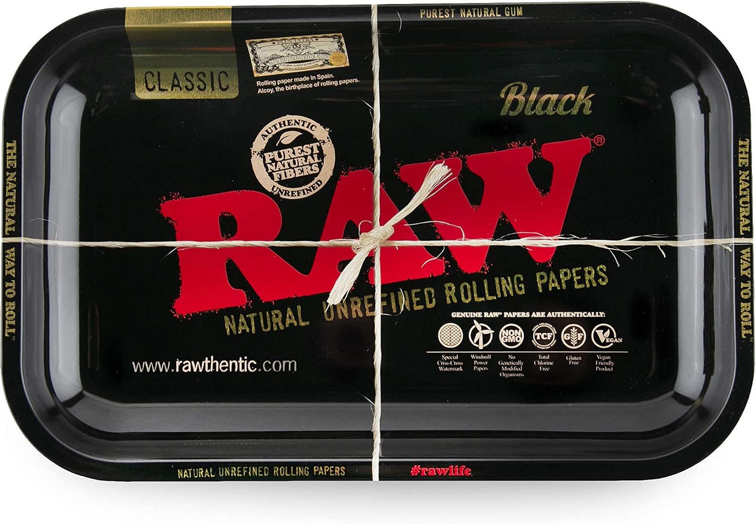 RAW Black Small Metal Tray, 27.5 x 17.5 cm, Black : Amazon.co.uk: Home ...