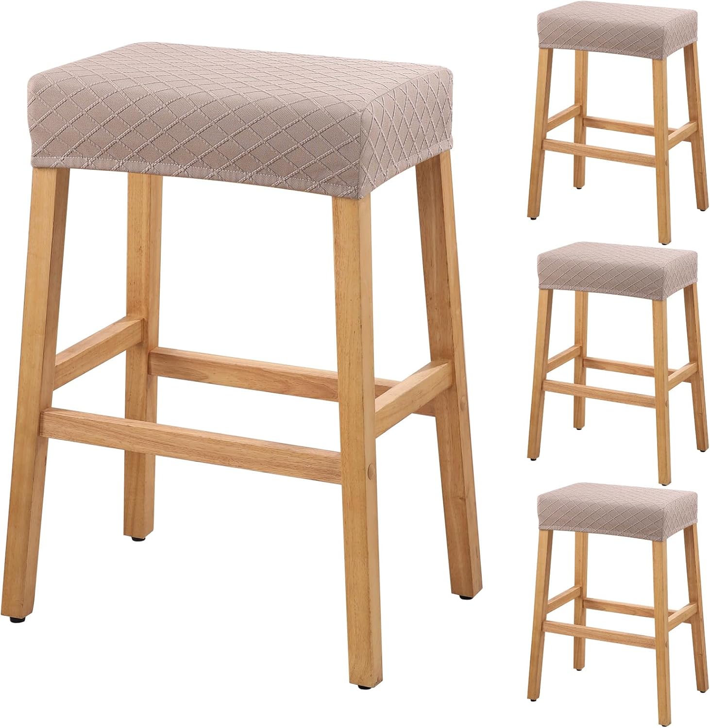 Amazon.com: YISUN Stool Covers Rectangle - 4 Pack Stretch Waterproof ...