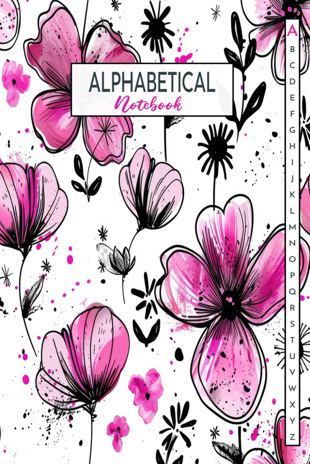 Alphabetical Notebook A5: Medium Lined-Journal Organizer with A-Z Index ...