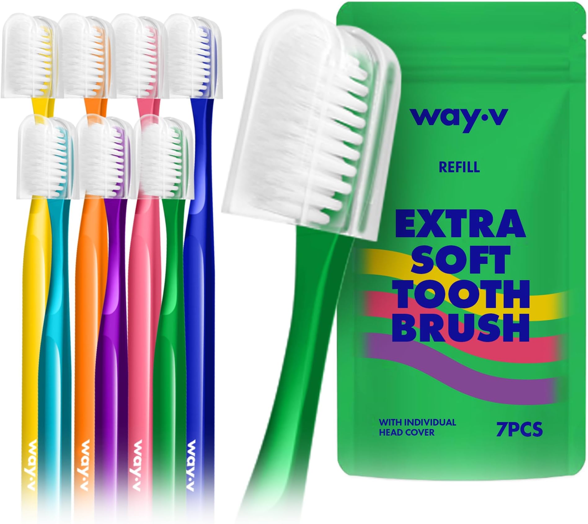 Amazon.com : VIWIK 10-Pack Extra Soft Bristle Toothbrush Manual Soft ...