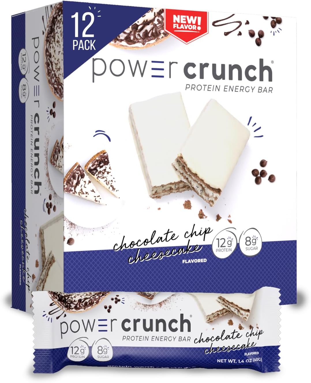 Amazon.com: Power Crunch Protein Wafer Bars, High Protein Snacks with ...