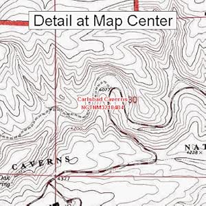 Amazon.com : USGS Topographic Quadrangle Map - Carlsbad Caverns, New ...