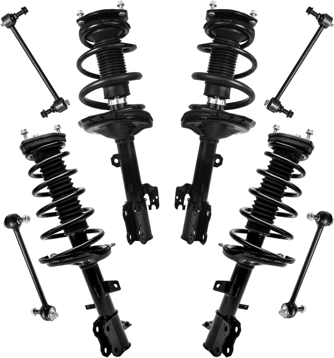 Amazon.com: Detroit Axle - AWD 8pc Struts Suspension Kit for Toyota ...