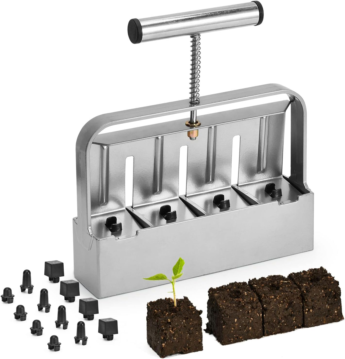 Amazon.com : FLOLXNB Soil Blocker, Upgraded 2 inch Soil Block Maker ...