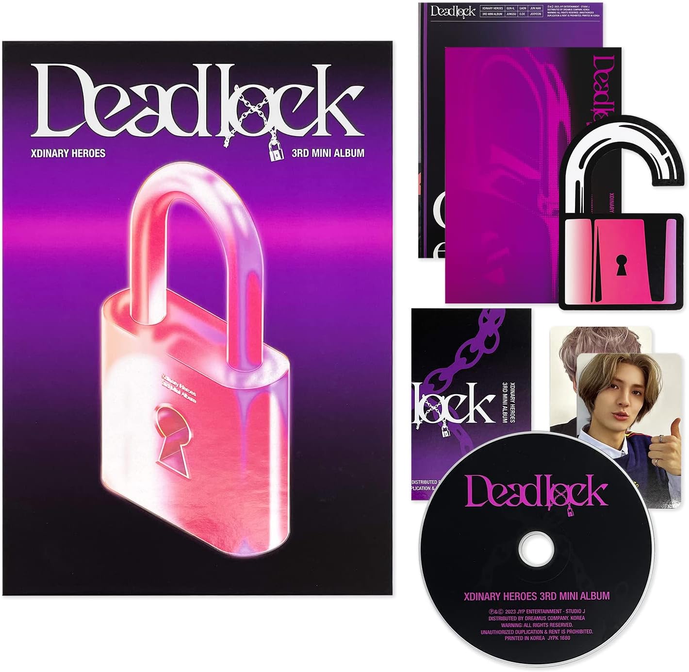 Amazon.com: Xdinary-heroes - 3nd Mini Album [Deadlock] (Ver.2 ...