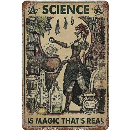 Hofarkows Women in Science Tin Sign Inspirational Metal Sign Vintage ...
