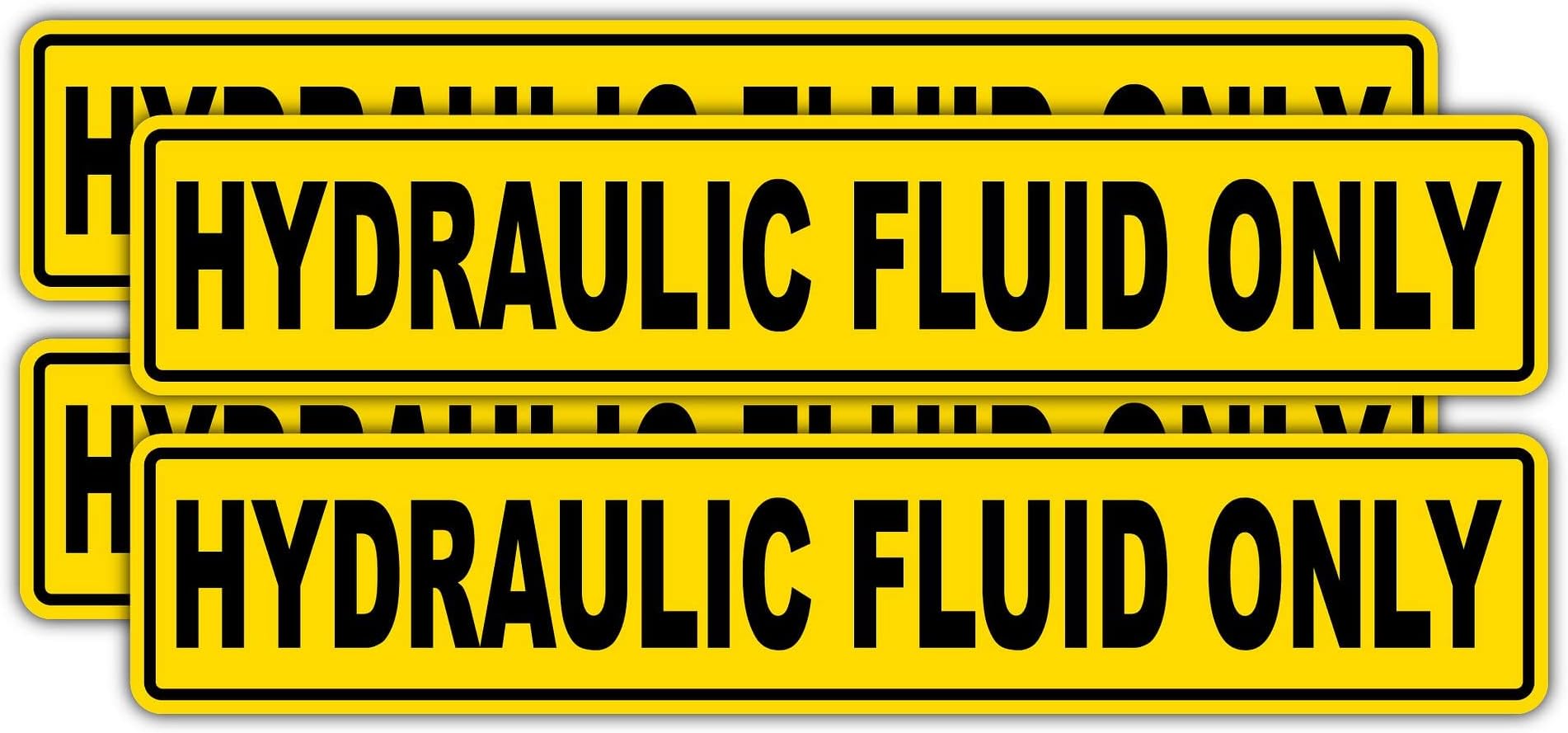 Amazon.com - Hydraulic Fluid ONLY Vinyl Decals/Weatherproof Stickers ...