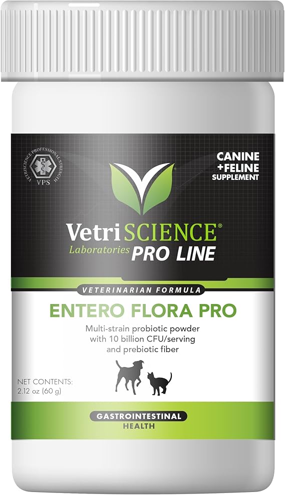 Amazon.com : VetriScience Entero Flora Pro - Pet-Friendly Probiotics ...