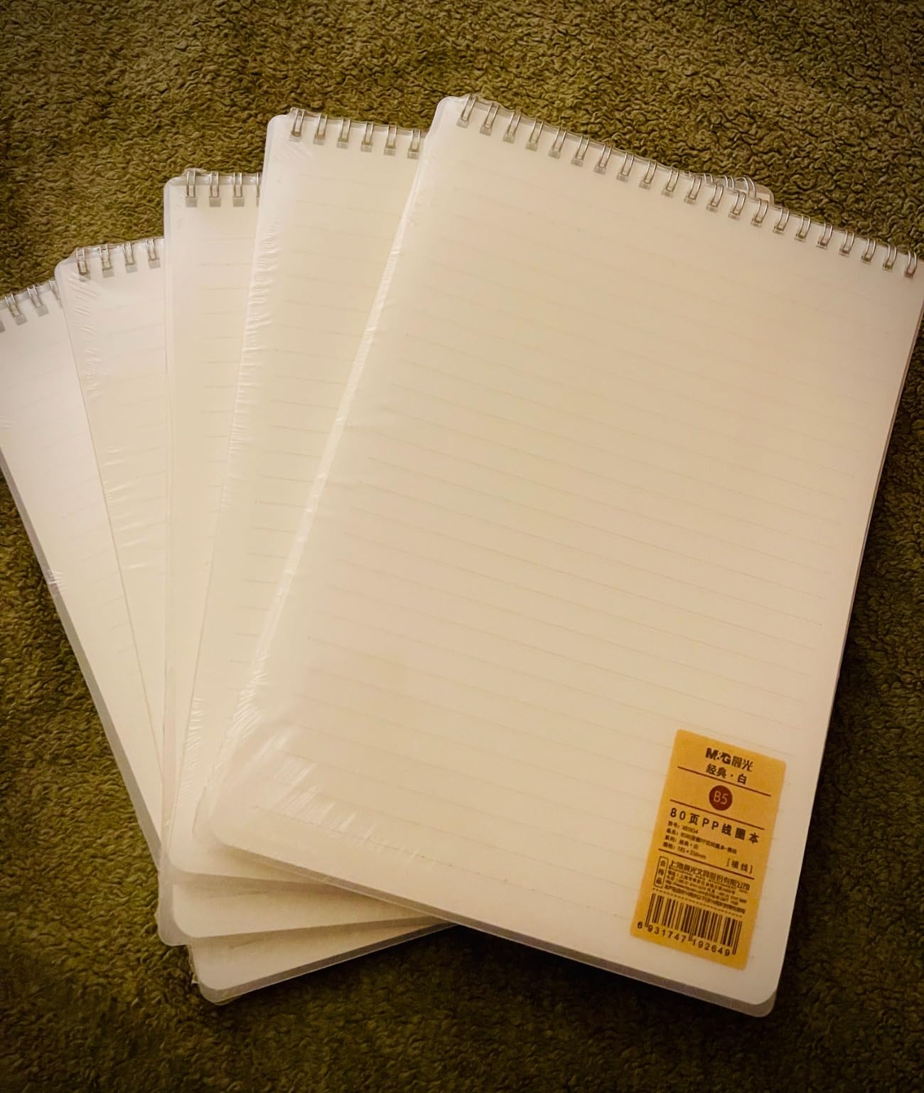 $4/mo - Finance M&G 5 Pack Spiral Notebooks for Note Taking, A4 Size ...