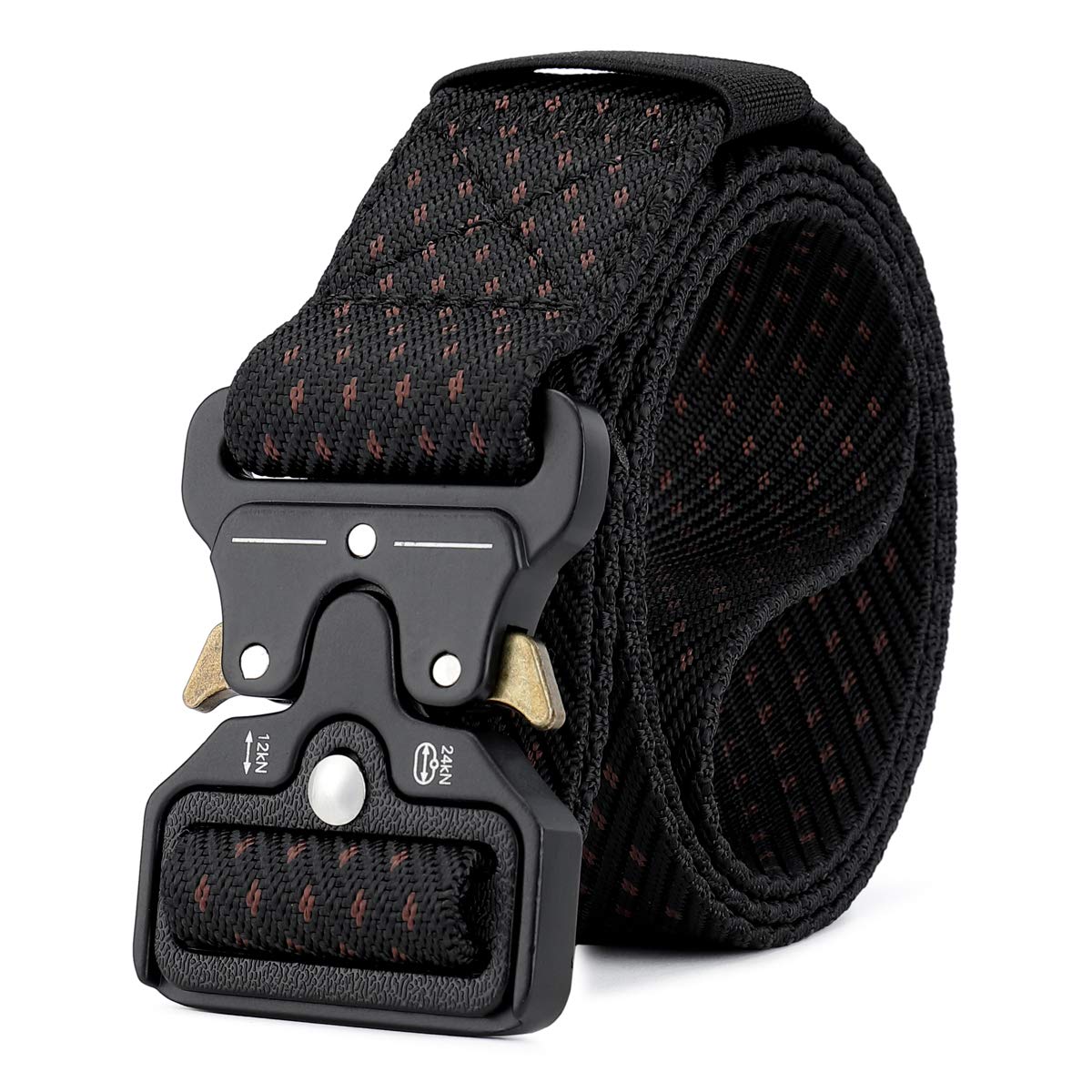 Snapklik.com : MOZETO Mens Tactical Belt, 1.5" Nylon Web Rigger Hiking ...