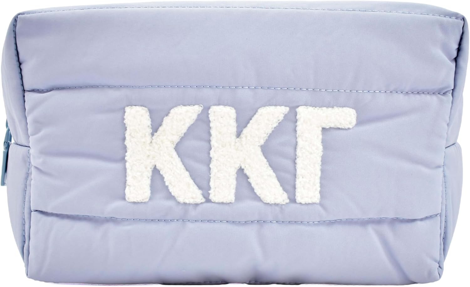 Amazon.com : Sorority Shop Kappa Kappa Gamma Makeup Bag - Puffer Style with Sorority Letters ...