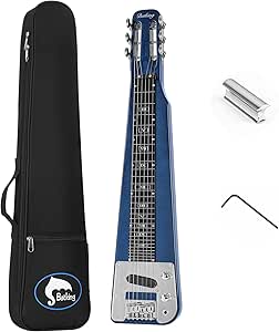 Batking Lap Steel Guitar, Electric Slide Guitars 6 String Slotted ...