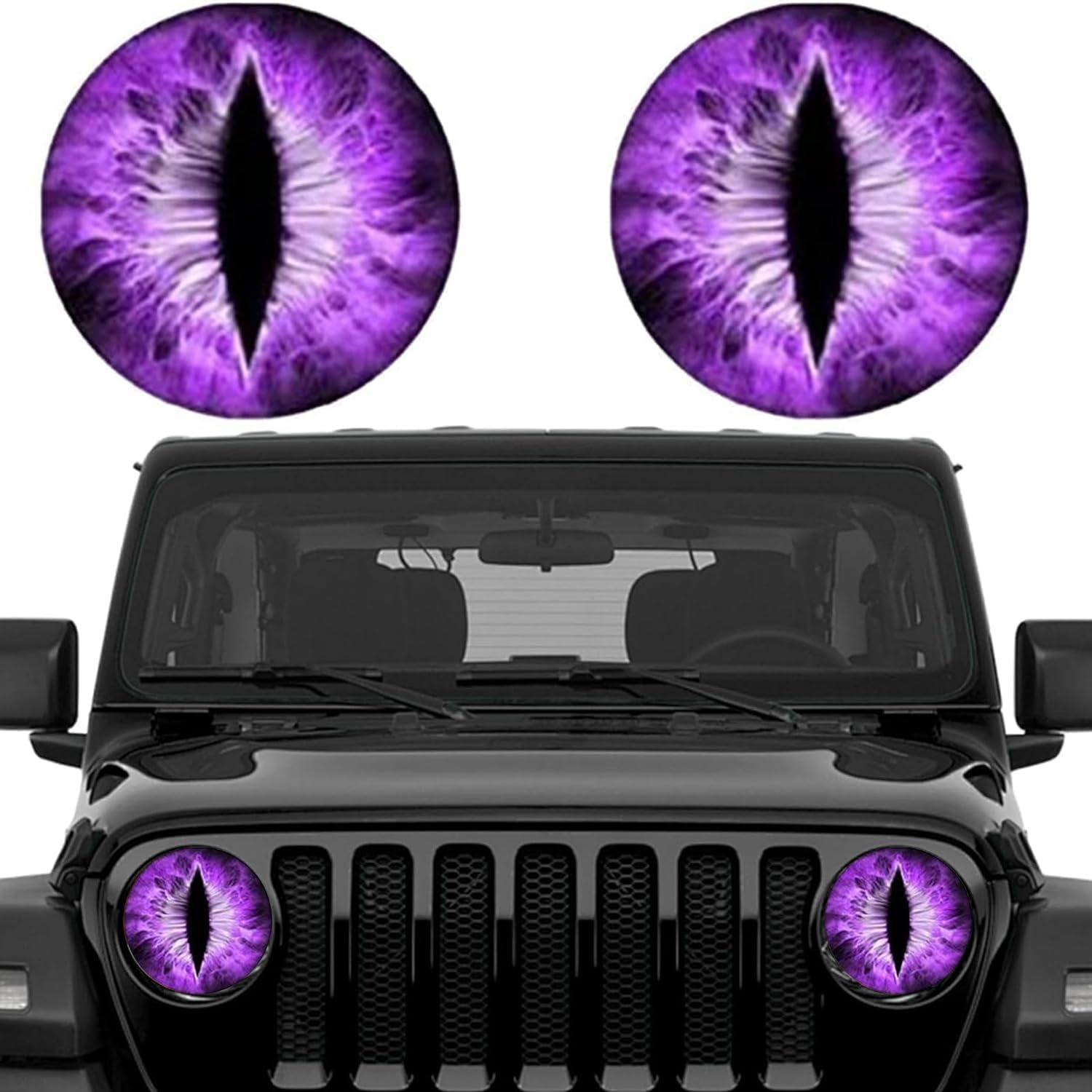 Amazon.com - Beast Eyes Headlight Decals, 3D Stereo Eyes Headlight ...