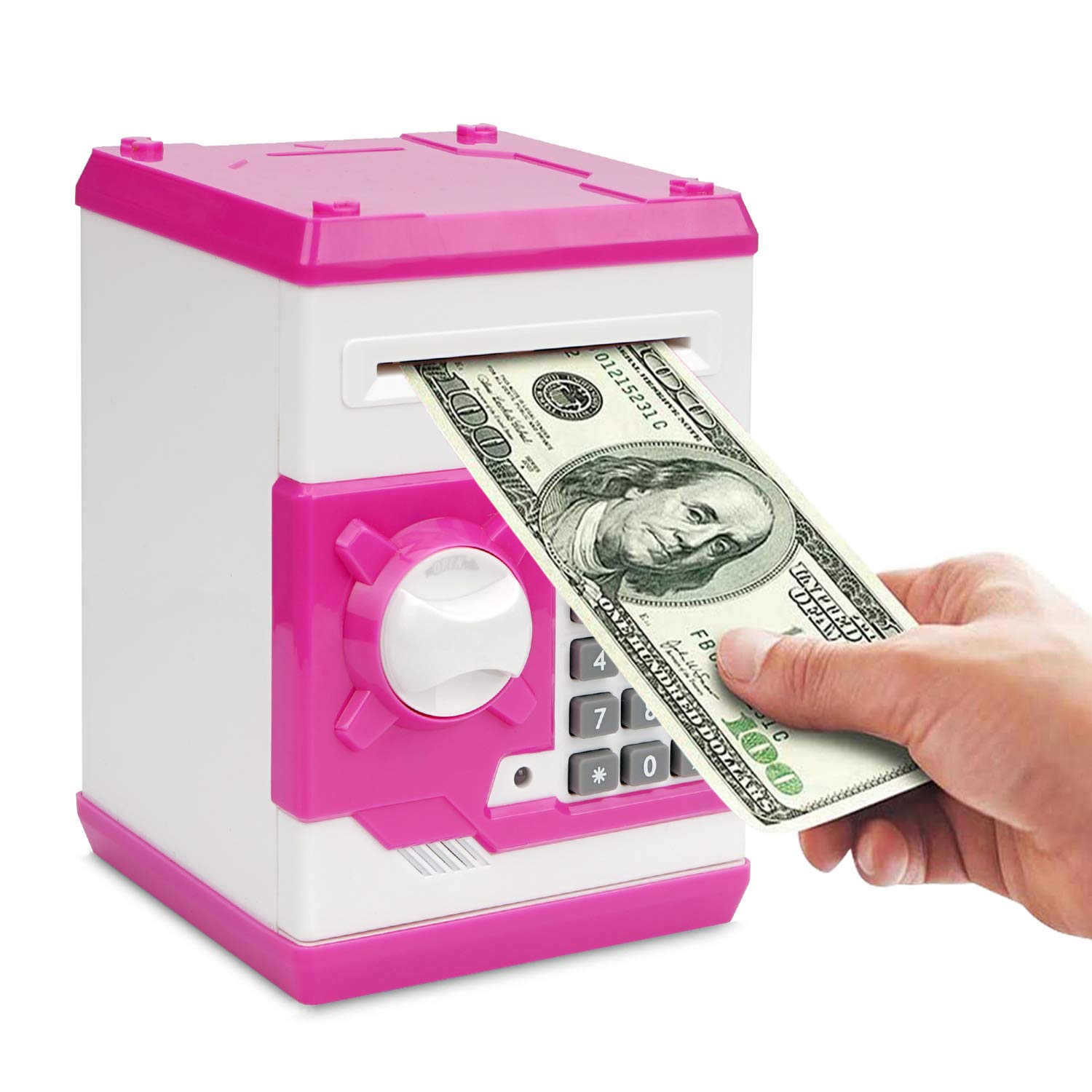 Amazon.com: Setibre Piggy Bank, Electronic ATM Password Cash Coin Can ...