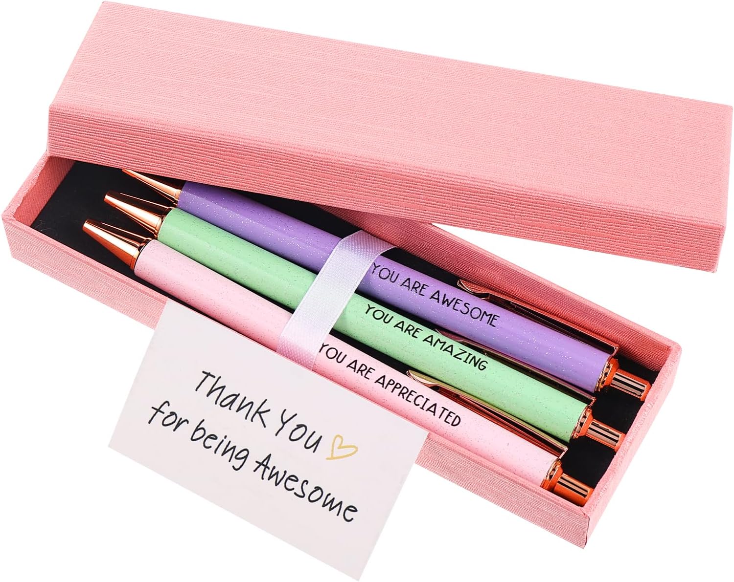 Amazon.com : AOZUO Appreciation Ballpoint Pen Set, Black Ink 1.0mm ...