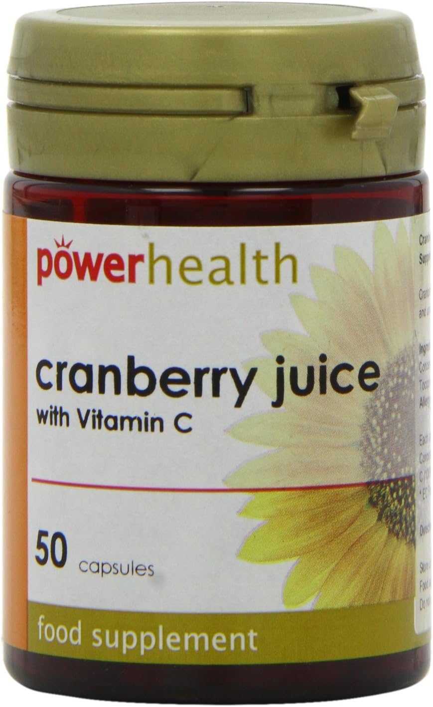 POWER HEALTH Cranberry Juice & Vit C 50caps (PACK OF 1) : Amazon.co.uk ...