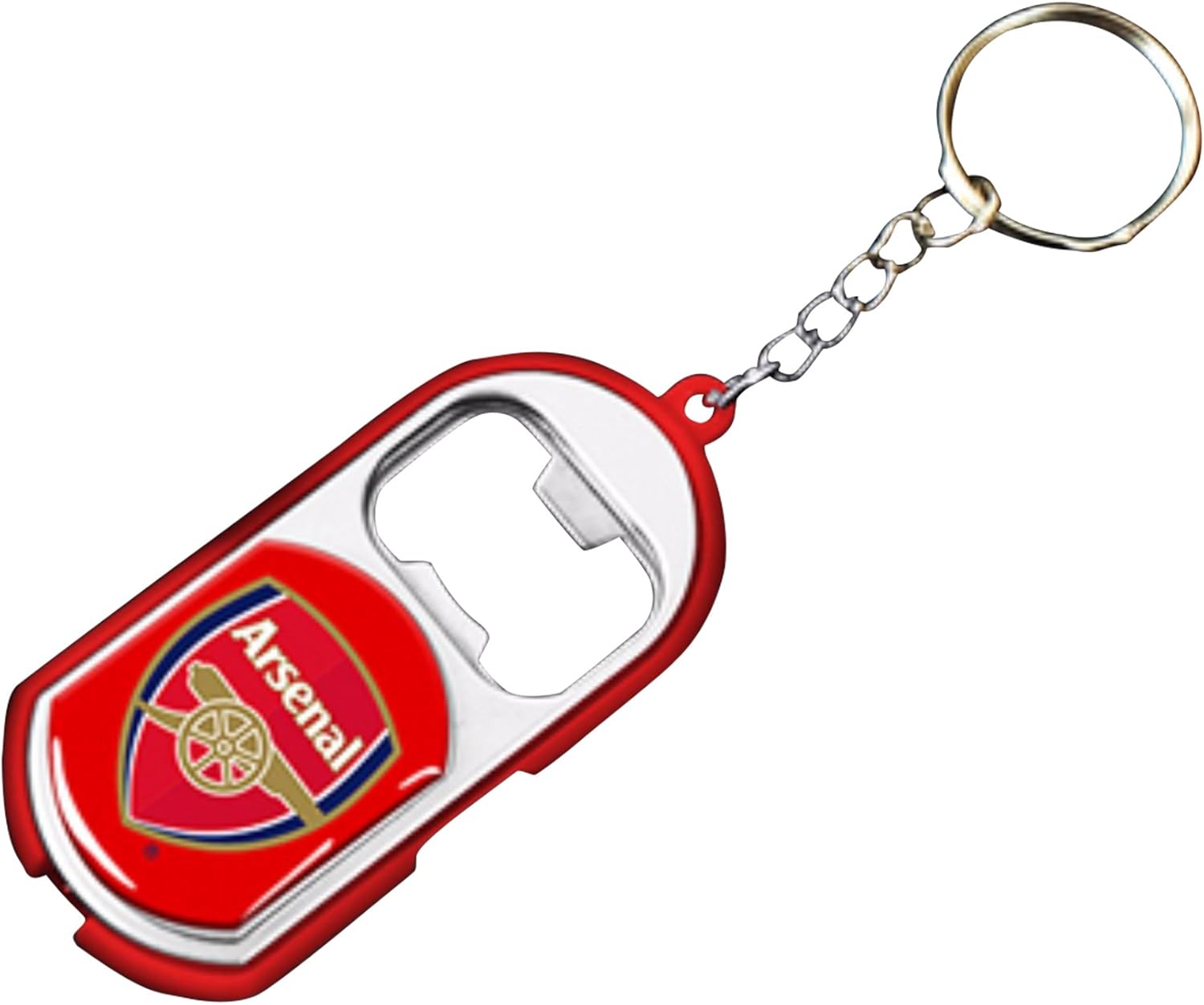 Official Arsenal FC Torch Light Bottle Opener Keyring in a Gift Box ...