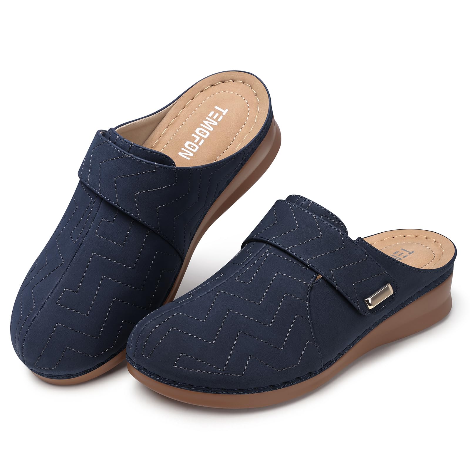 Amazon.com | TEMOFON Clogs for Women Slip on Mules: Comfortable Casual ...
