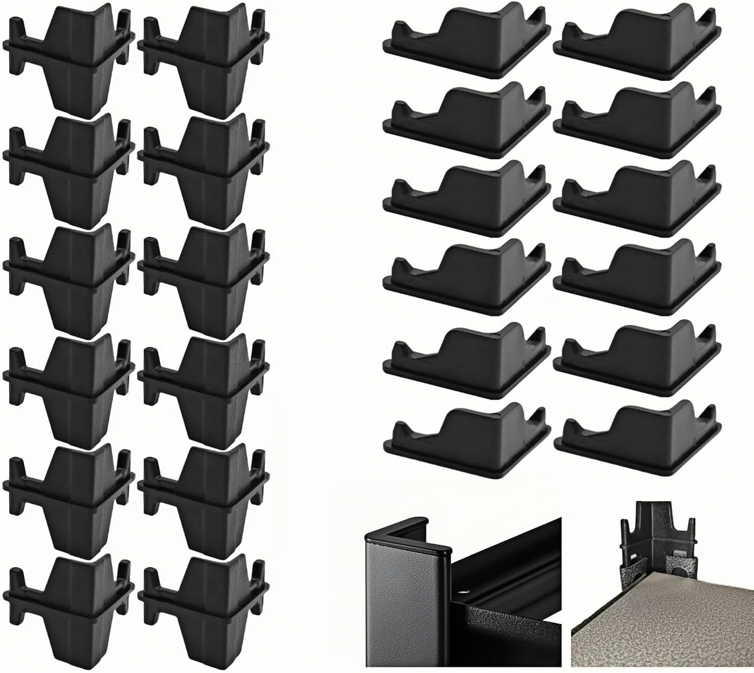 Amazon.com: 24 Pcs Post Inserts Connectors for Storage Rack and Whalen ...