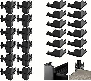 Amazon.com: 24 Pcs Post Inserts Connectors for Storage Rack and Whalen ...