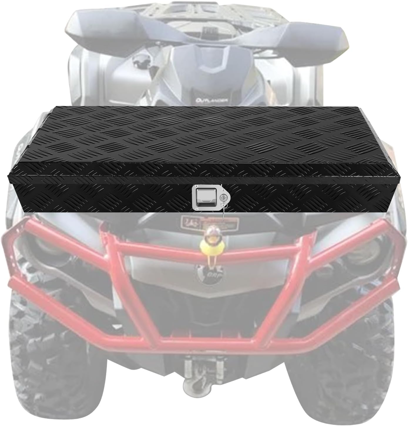 Amazon.com: BLACKHORSE-RACING 35inch ATV/UTV Rear Aluminum Storage Box ...