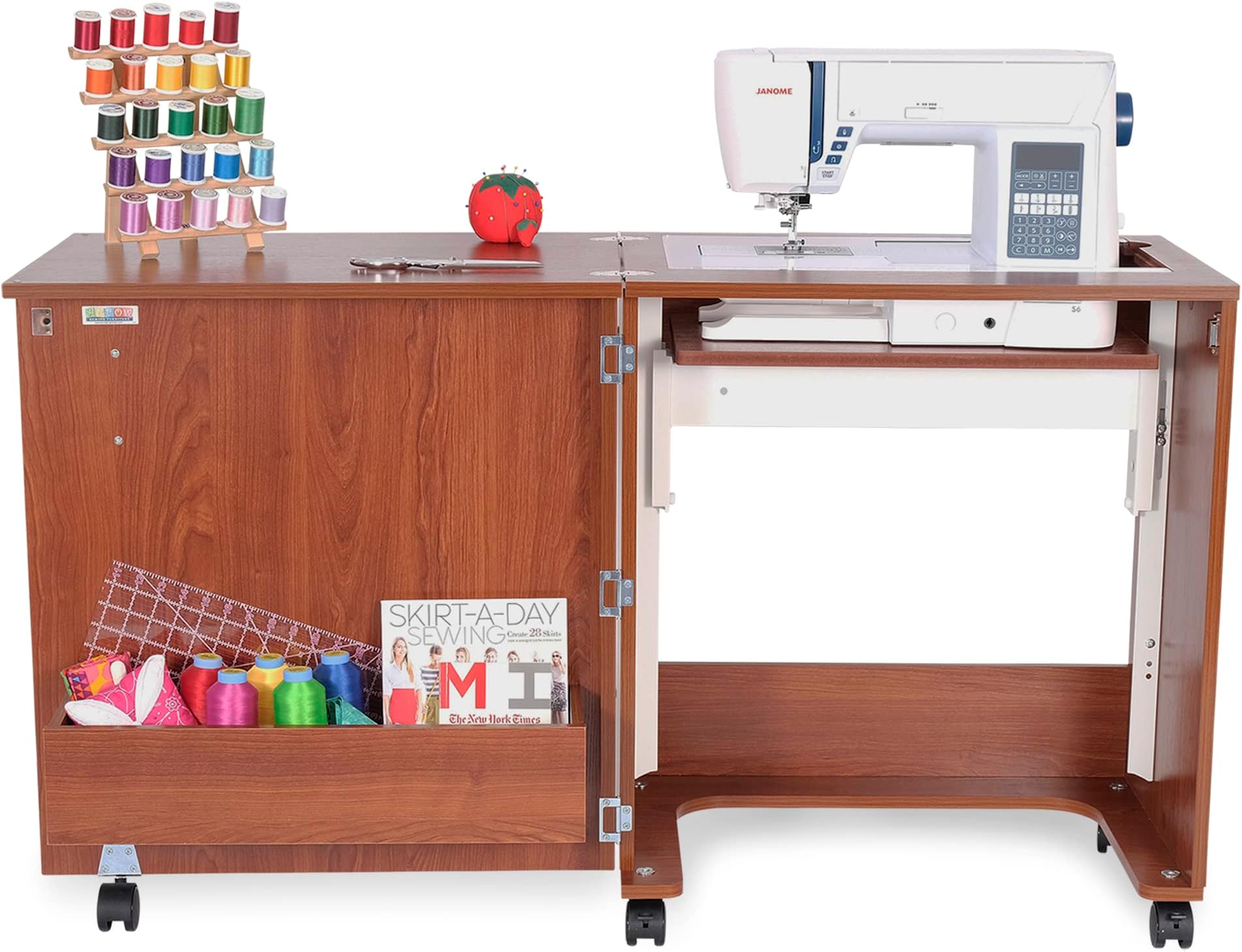 Amazon.com: Arrow Sewing Furniture Judy Cabinet - Teak