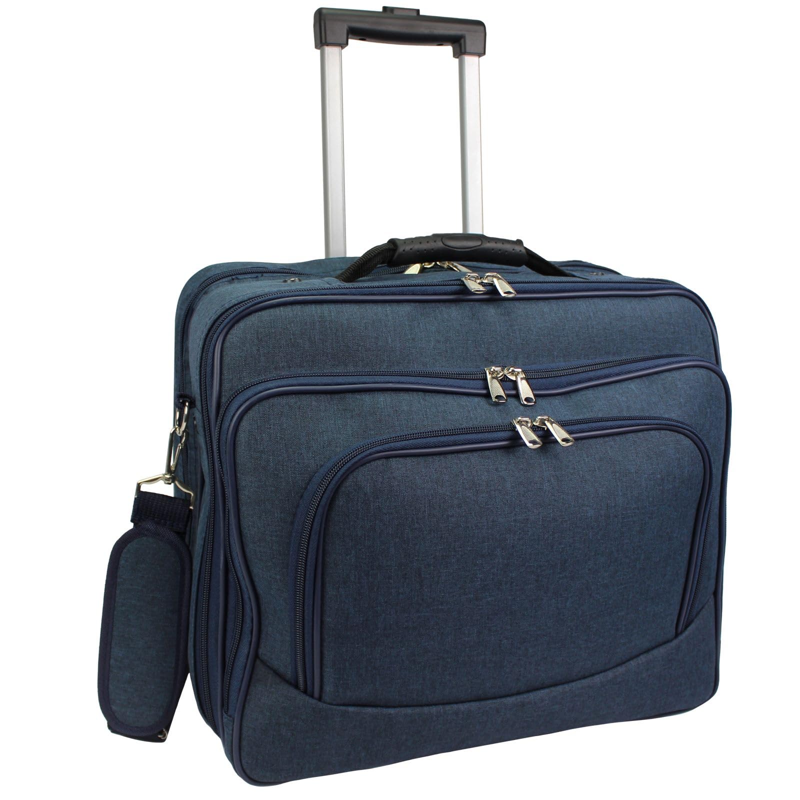 Amazon.com: World Traveler Rolling 17-Inch Laptop Briefcase Computer ...