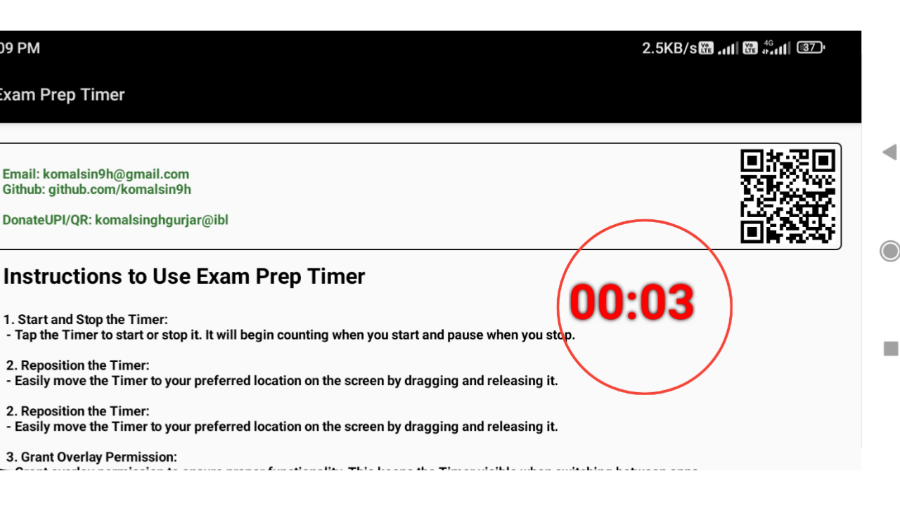 Floating Timer - App on Amazon Appstore