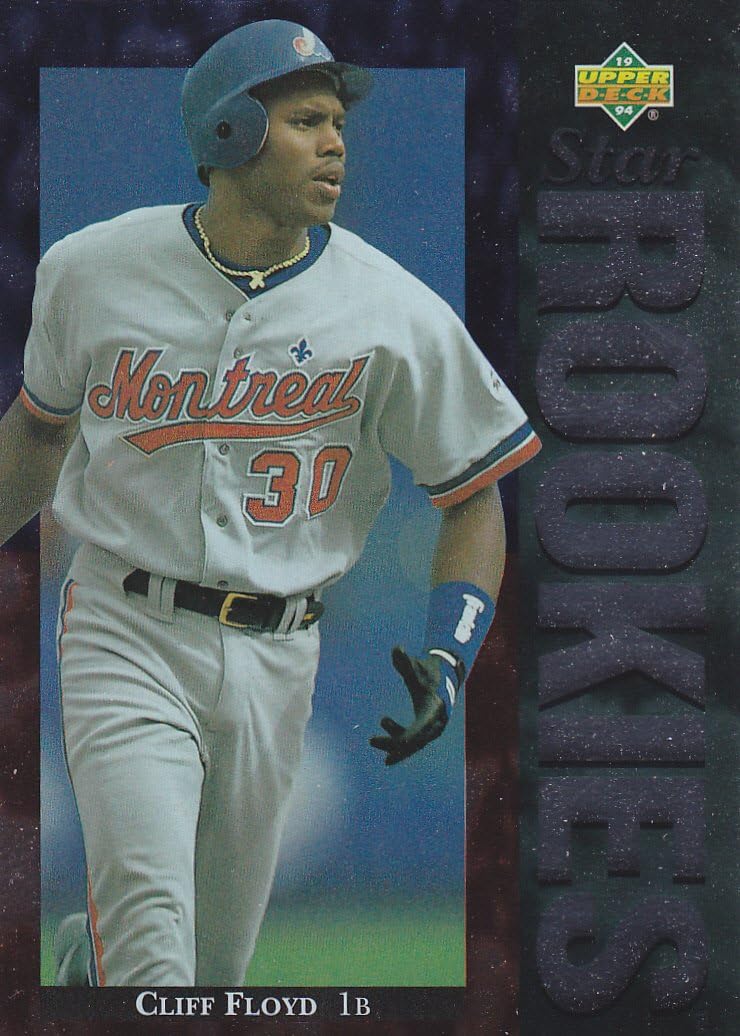 Amazon.com: 1994 UPPER DECK CLIFF FLOYD STAR ROOKIES RC ROOKIE CARD ...