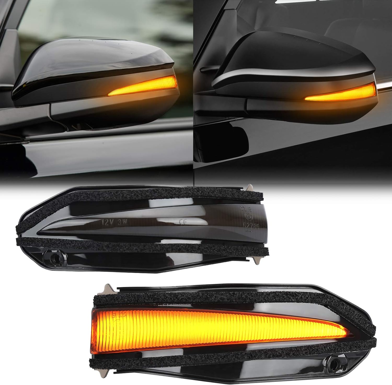 Amazon.com: SUPAREE LED Side Mirror Turn Signal Lights, Sequential ...
