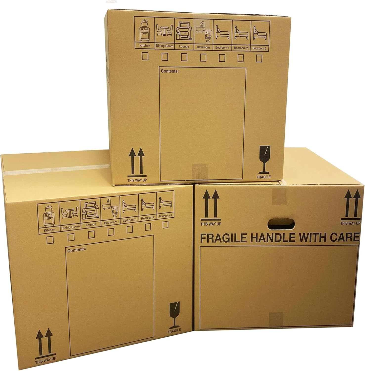 10 Strong Extra Large Cardboard Storage Packing Moving House Boxes New ...