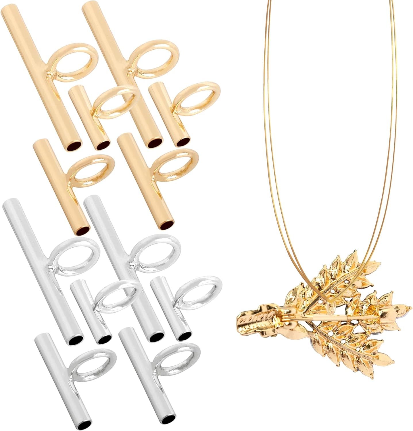 Amazon.com: Framendino, 12 Pack Convertible Necklace and Brooch Adapter ...