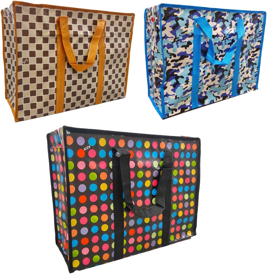 Homeshopa Large Laundry Storage Bags, Multipurpose Moving Shopping Bag ...